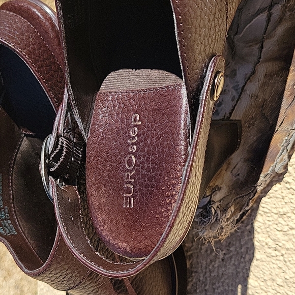 Eurostep | Shoes | Eurostep Shoes Brown Clog Mules With Back Strap Size 65 | Poshmark